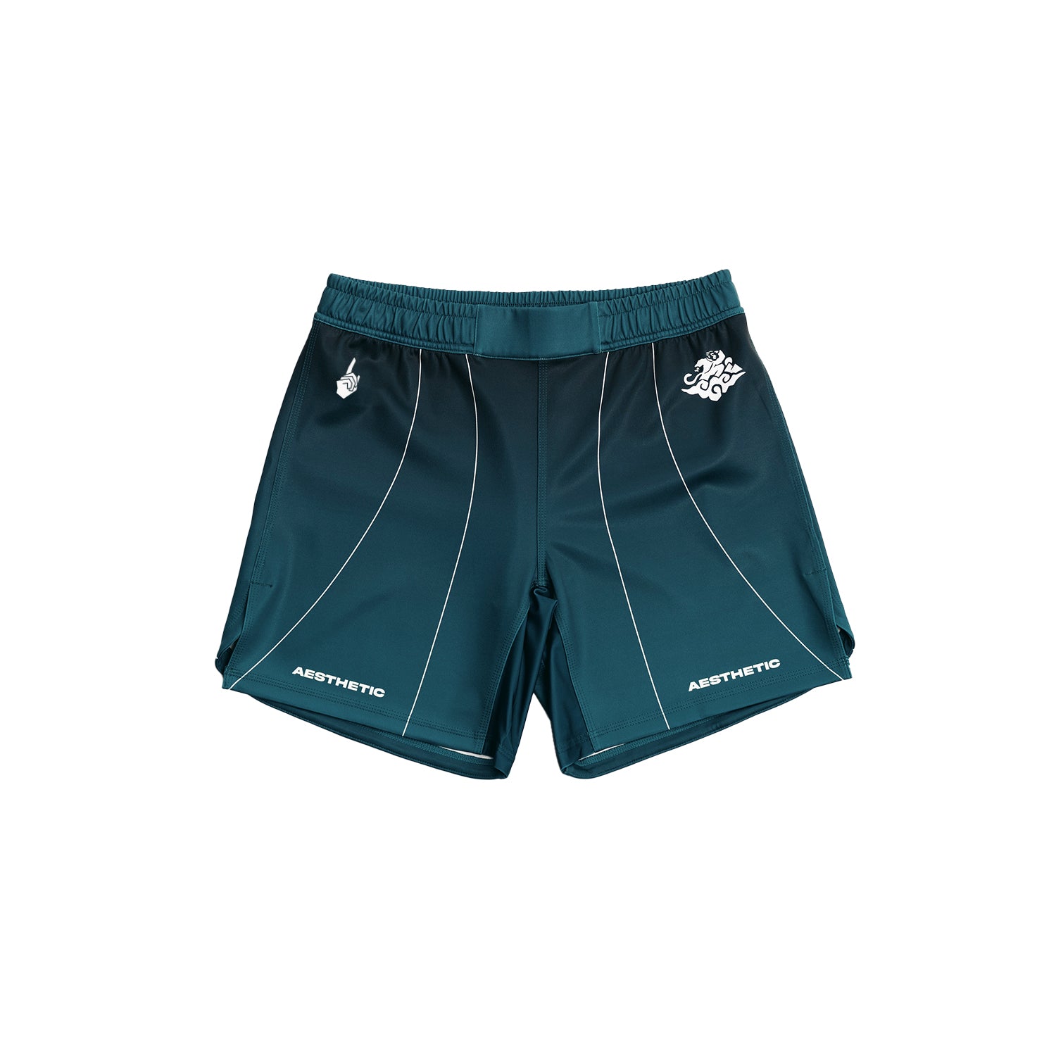 'Motion' Jozef Chen Combat Shorts (Castleton Green) – AESTHETIC USA